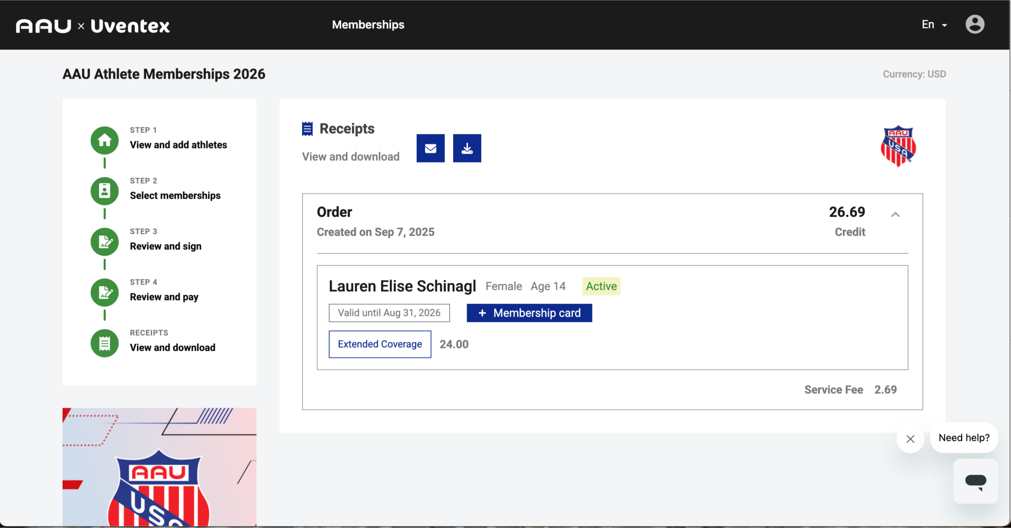 How to Purchase an AAU Membership: 2025 - 2026 - Prozone Volleyball Florida